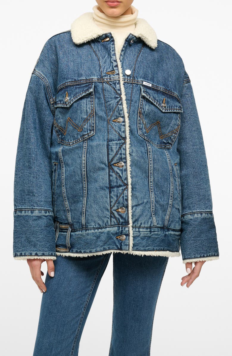 STAUD + Wrangler The Biggest Jean Jacket | Nordstromrack