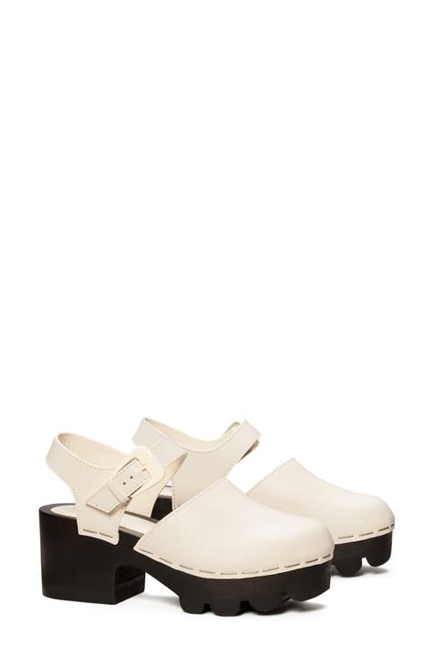 Women's Ivory Clogs | Nordstrom