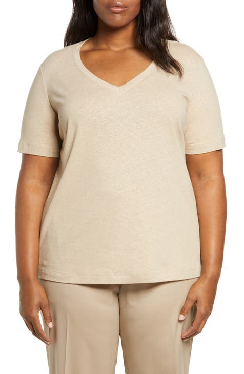 Beige Plus-Size Tops for Women | Nordstrom