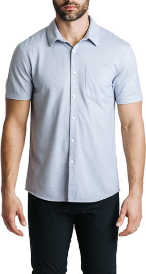 Western Rise Limitless Short Sleeve Merino Wool Blend Button-Up Shirt ...