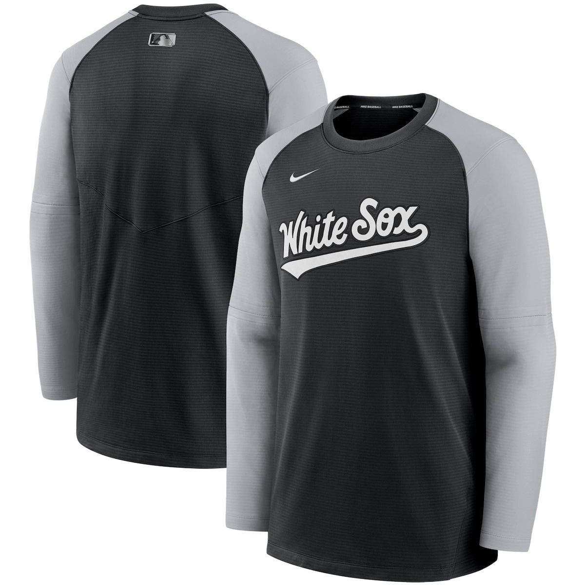 Nike Men's Nike Black/Gray Chicago White Sox Authentic Collection ...