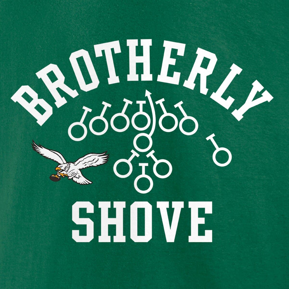 FANATICS Brotherly Shove Men's Fanatics Branded Kelly Green ...