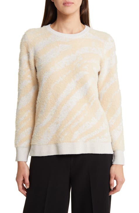 Fuzzy Tiger Stripe Sweater