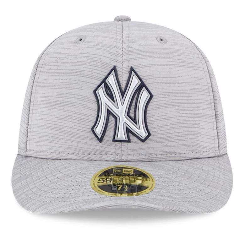 New Era Gray New York Yankees 2023 Clubhouse Low Profile 59fifty Fitted ...