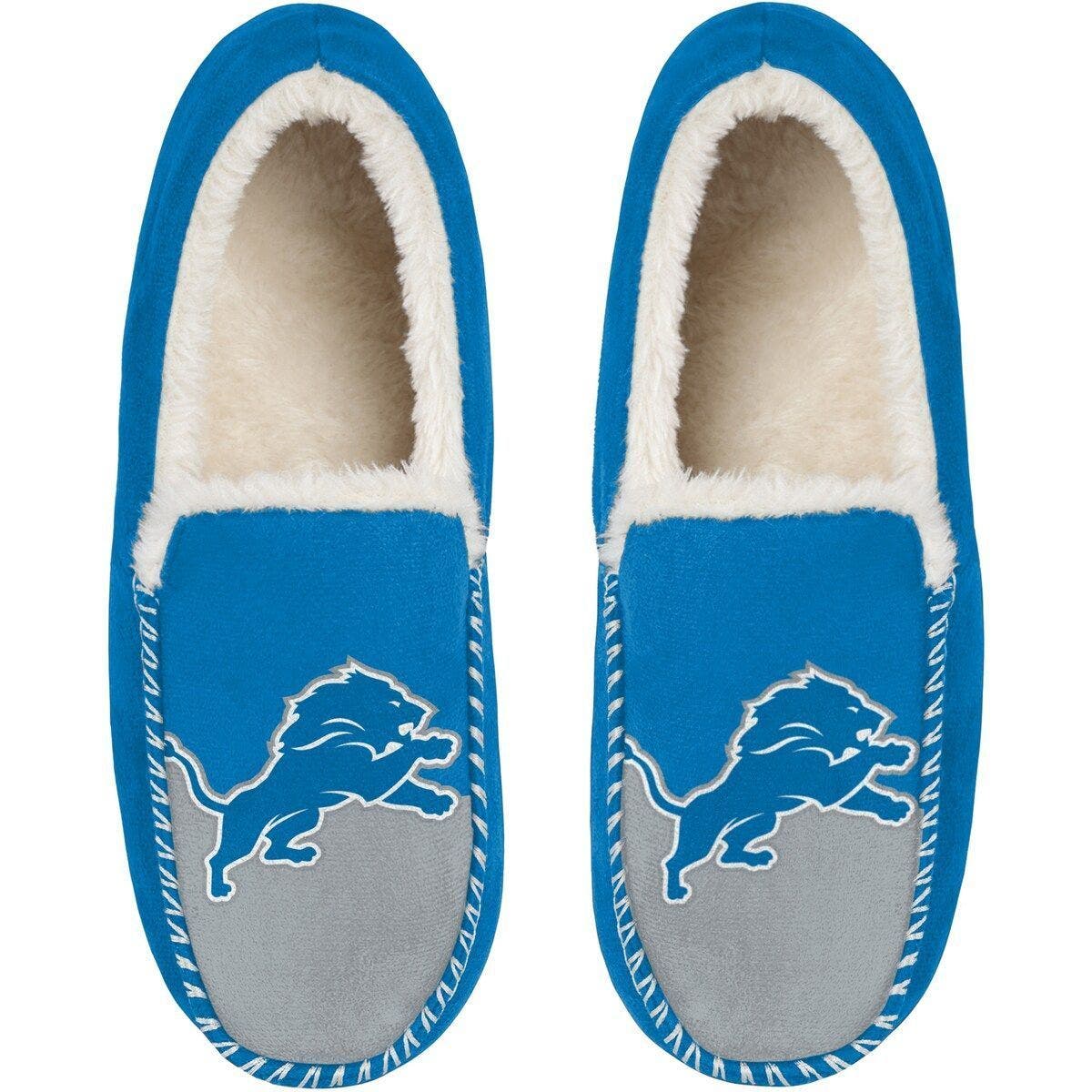 FOCO Men's FOCO Detroit Lions Colorblock Moccasin Slippers | Nordstrom