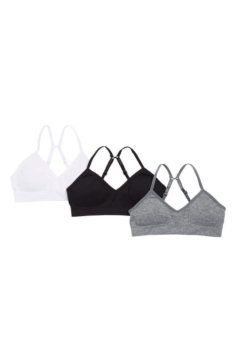 RENE ROFE GIRL Kids' Astrid 3-Pack Seamless Bralettes | Nordstromrack