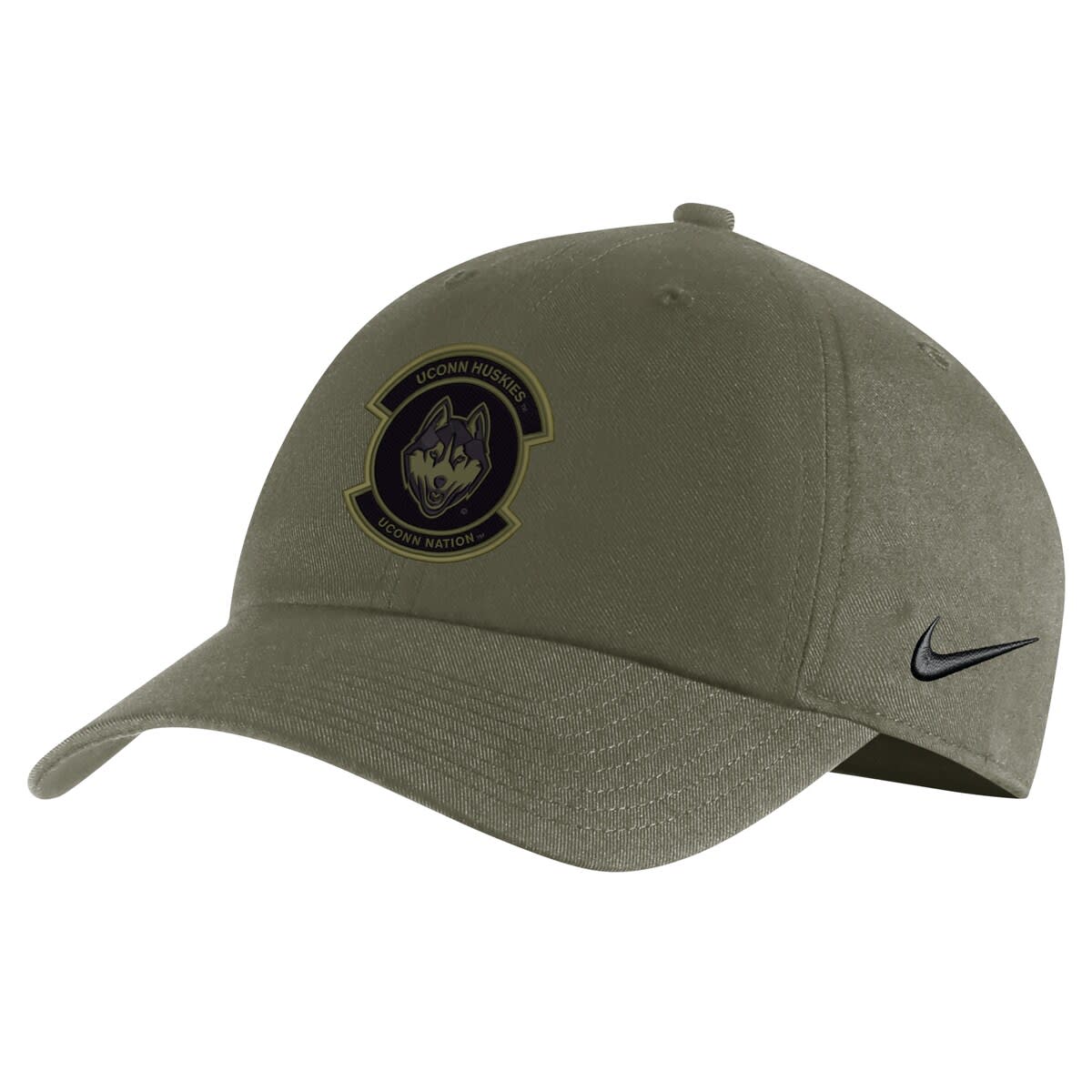 Nike Men's Nike Olive UConn Huskies Military Pack Heritage86 Adjustable ...