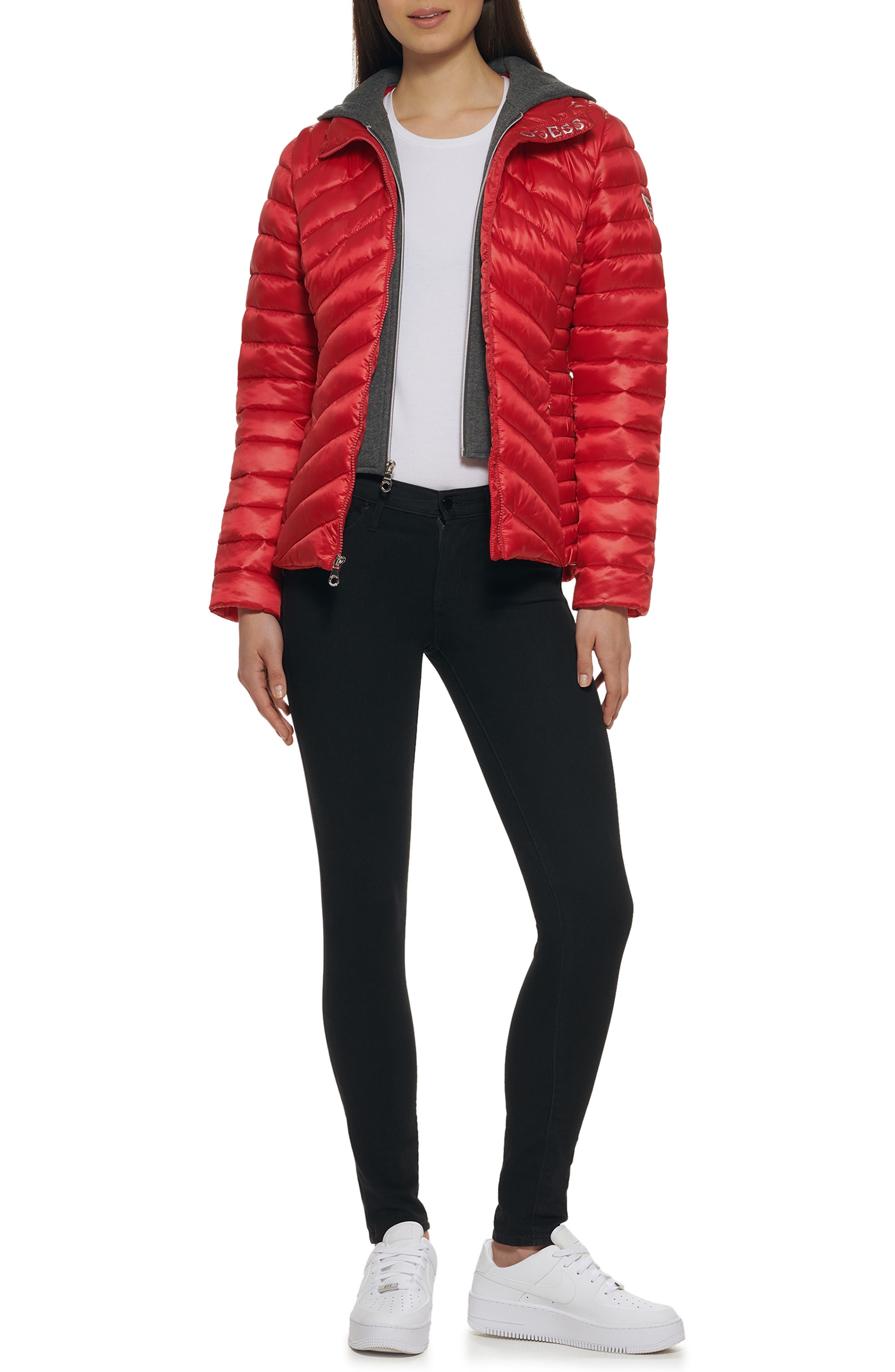 GUESS Packable Water Resistant Puffer Jacket | Nordstromrack