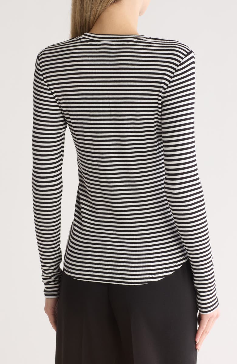 INDUSTRY REPUBLIC CLOTHING Long Sleeve Rib Knit T-Shirt | Nordstromrack