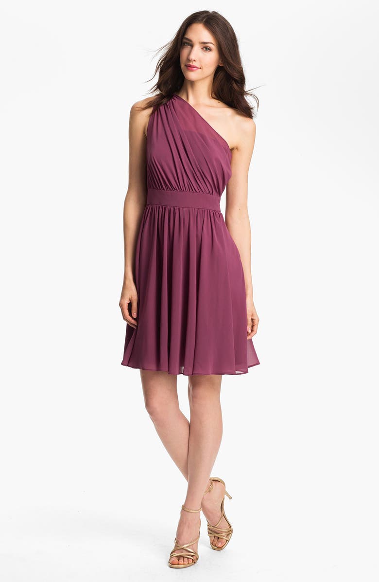 Suzi Chin For Maggy Boutique One Shoulder Chiffon Dress Nordstrom