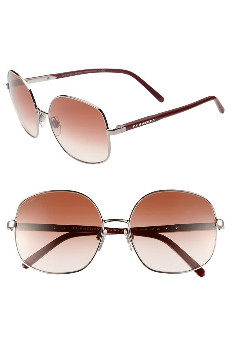 Burberry 56mm Wire Rim Sunglasses Nordstrom