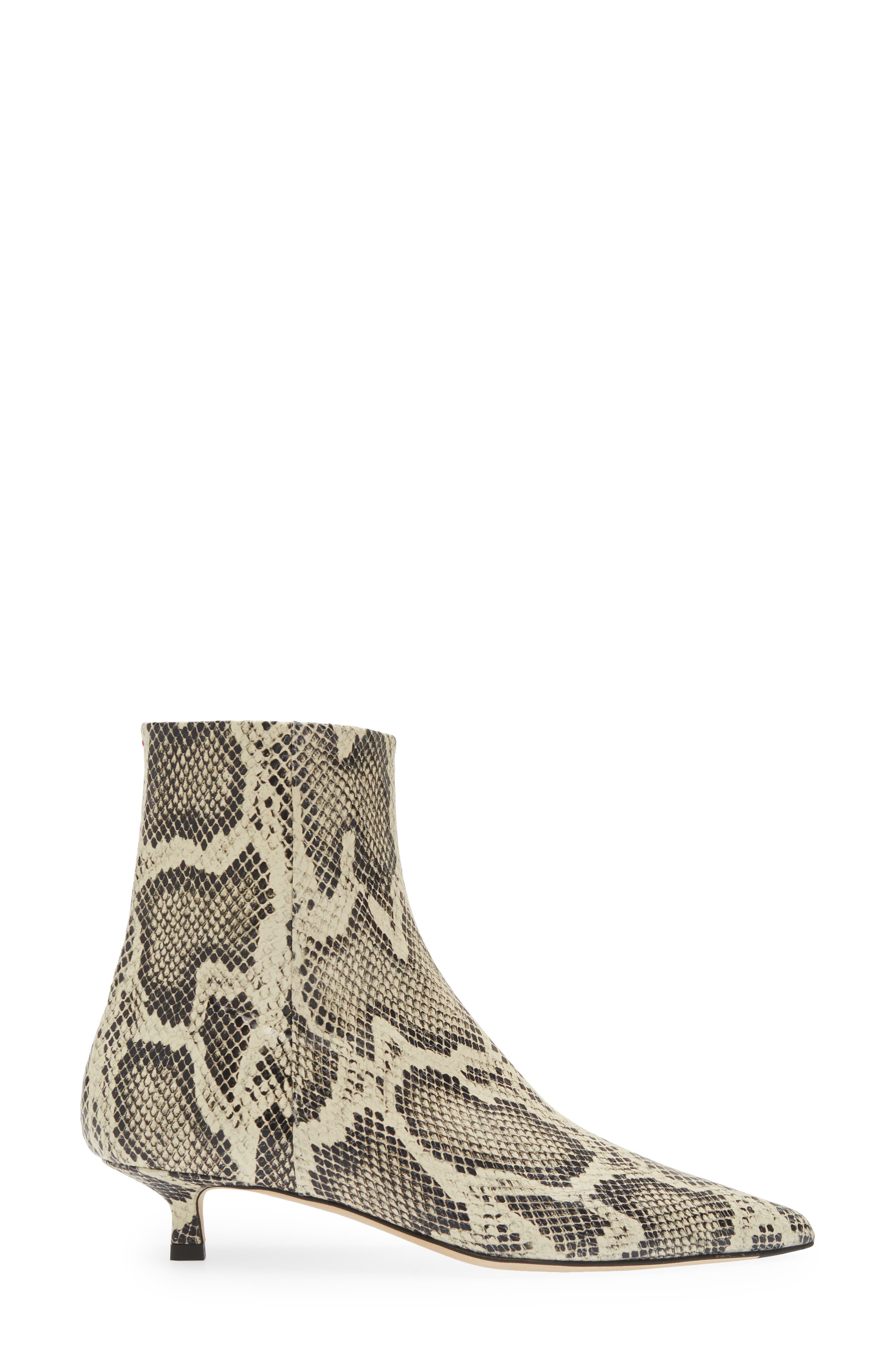 aeyde Sofie Embossed Snake Print Bootie (Women) | Nordstrom
