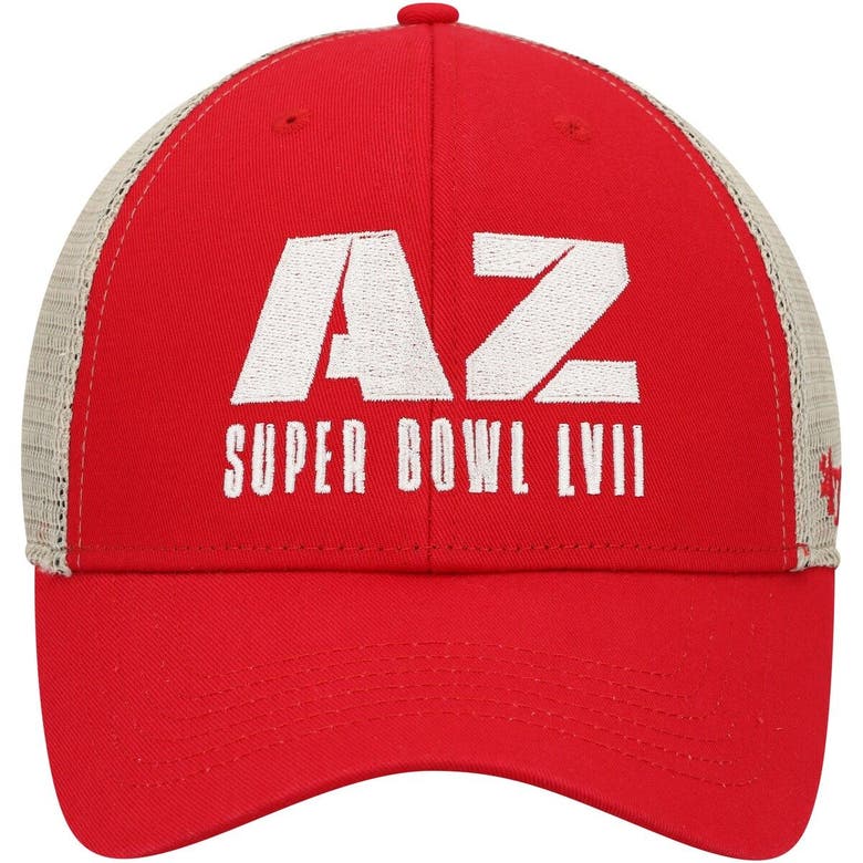 47 ' Red/natural Super Bowl Lvii Flagship Wash Mvp Snapback Hat | ModeSens