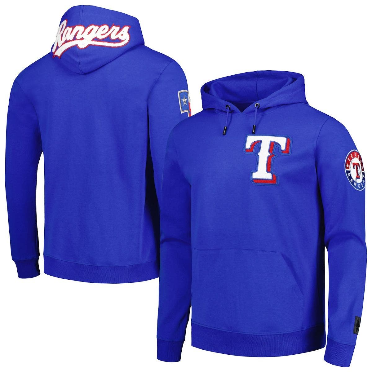 PRO STANDARD Men's Pro Standard Royal Texas Rangers Team Logo Pullover ...