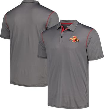 COLOSSEUM Men's Colosseum Black Iowa State Cyclones Cameron Polo ...