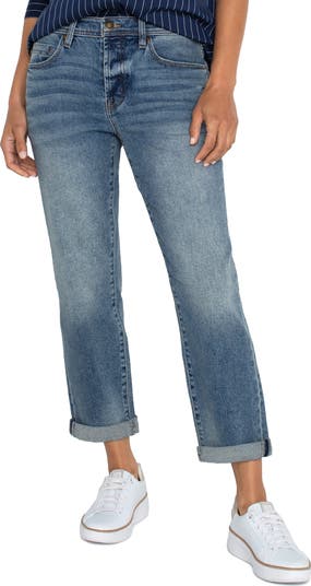 Liverpool The Keeper Cuffed Boyfriend Jeans | Nordstrom