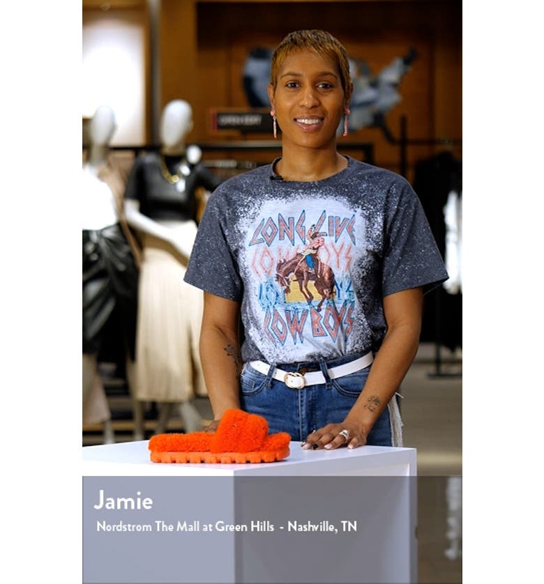 UGG® Cozetta Curly Genuine Shearling Slide Slipper (Women) | Nordstrom