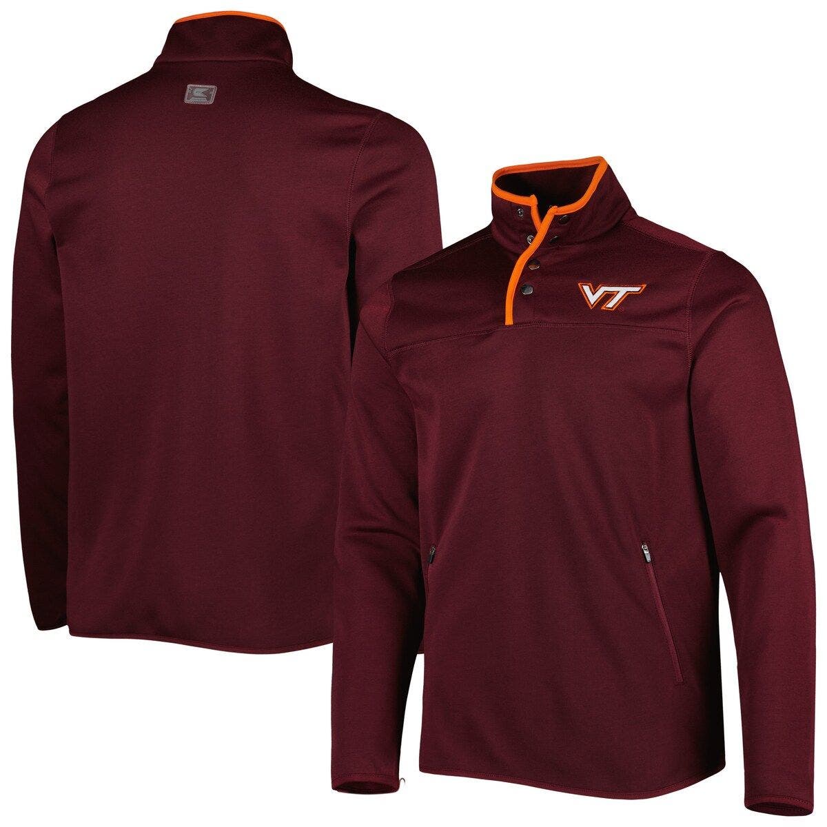 COLOSSEUM Men's Colosseum Maroon Virginia Tech Hokies Rebound Quarter ...