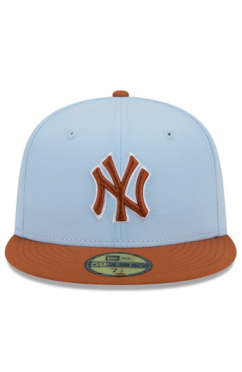 New Era Men's New Era Light Blue/Brown New York Yankees Spring Color ...