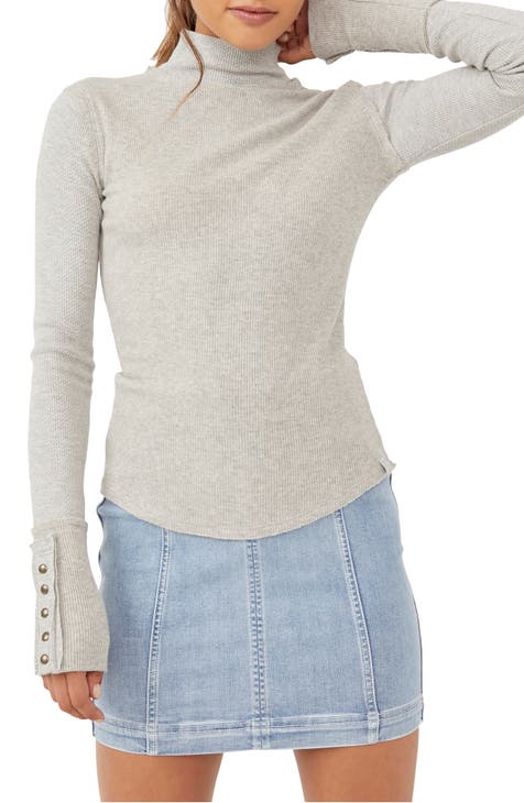 Women's Grey Tops | Nordstrom