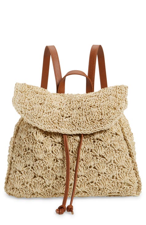 Women's Beige Backpacks