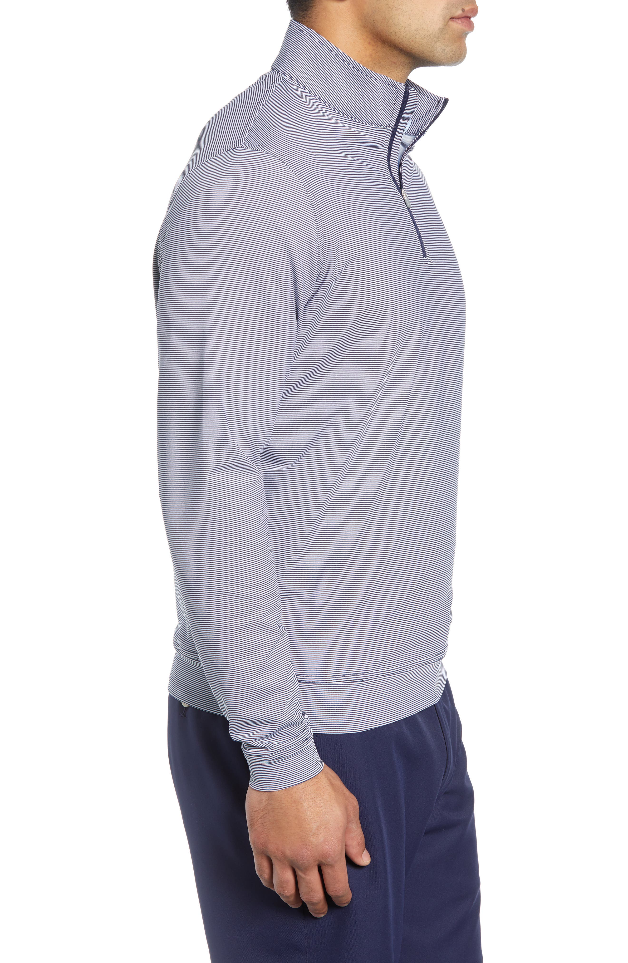 Peter Millar Perth Stripe Quarter Zip Performance Pullover | Nordstrom