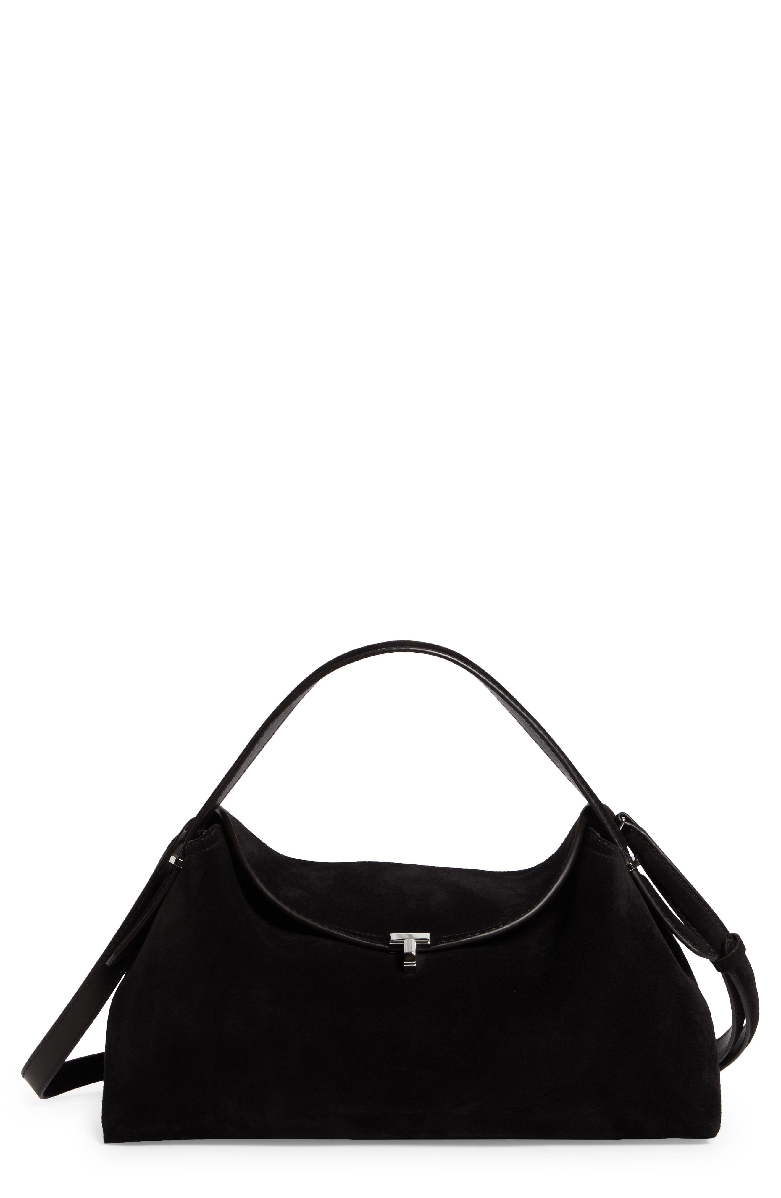 TOTEME T-Lock Curved Leather Top Handle Bag | Nordstrom