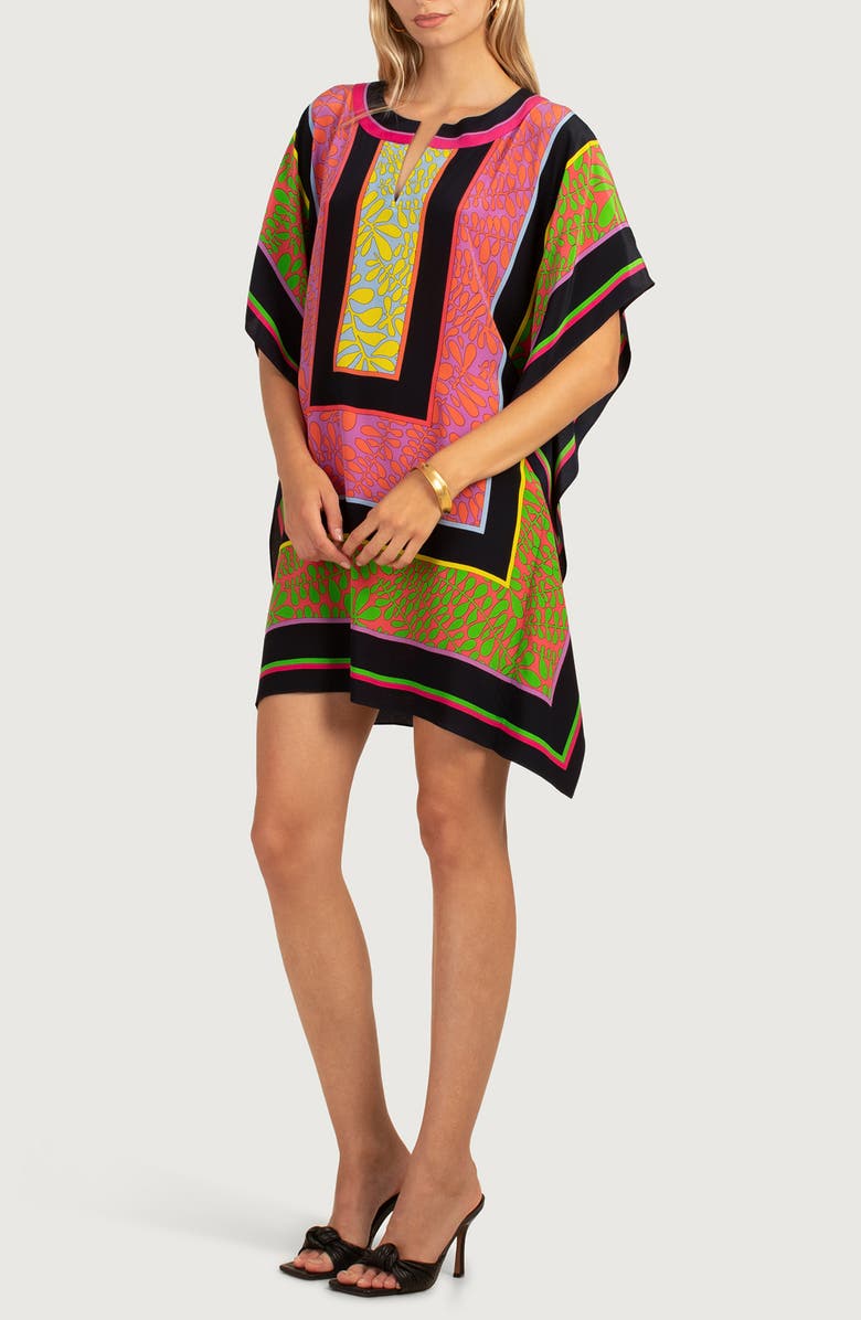 Trina Turk Theodora Print Silk Shift Dress | Nordstromrack
