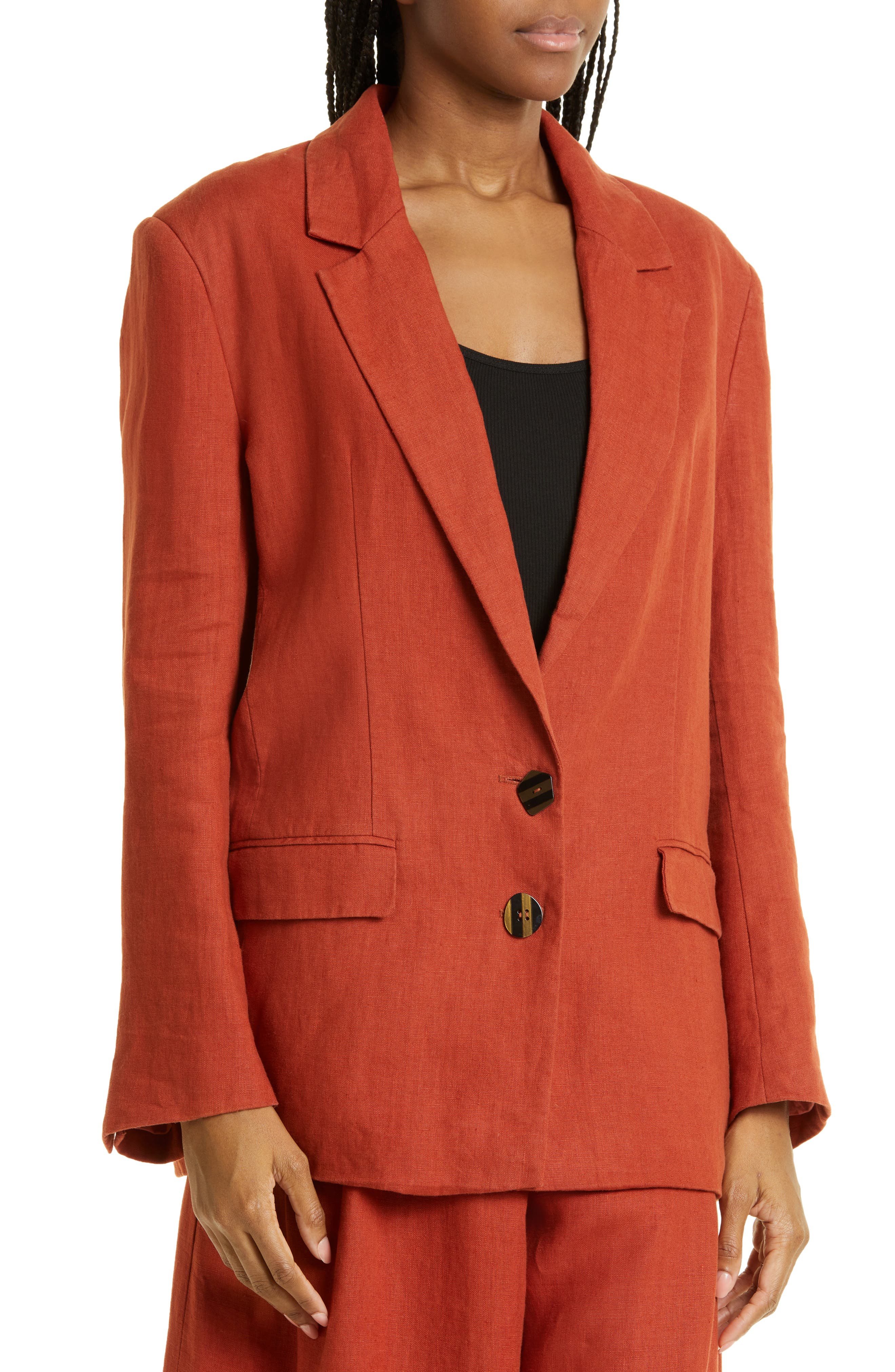 FARM Rio Linen Blazer | Nordstrom