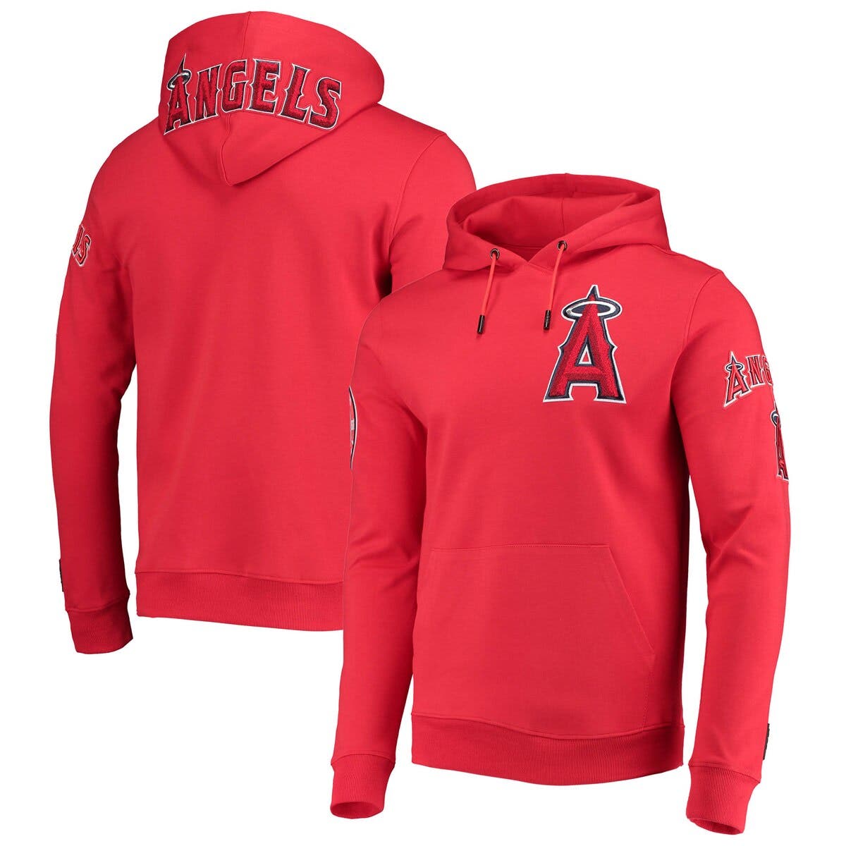 PRO STANDARD Men's Pro Standard Red Los Angeles Angels Team Logo ...