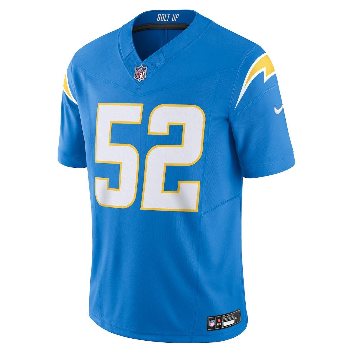 Nike Men's Nike Khalil Mack Powder Blue Los Angeles Chargers Vapor F.U ...