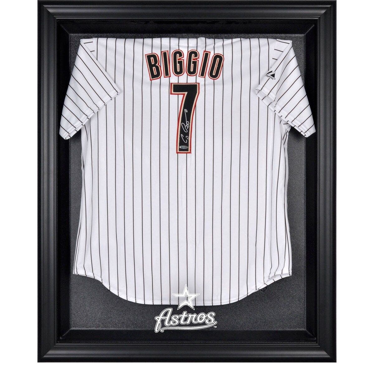 FANATICS AUTHENTIC Houston Astros Black Framed Logo Jersey Display Case ...