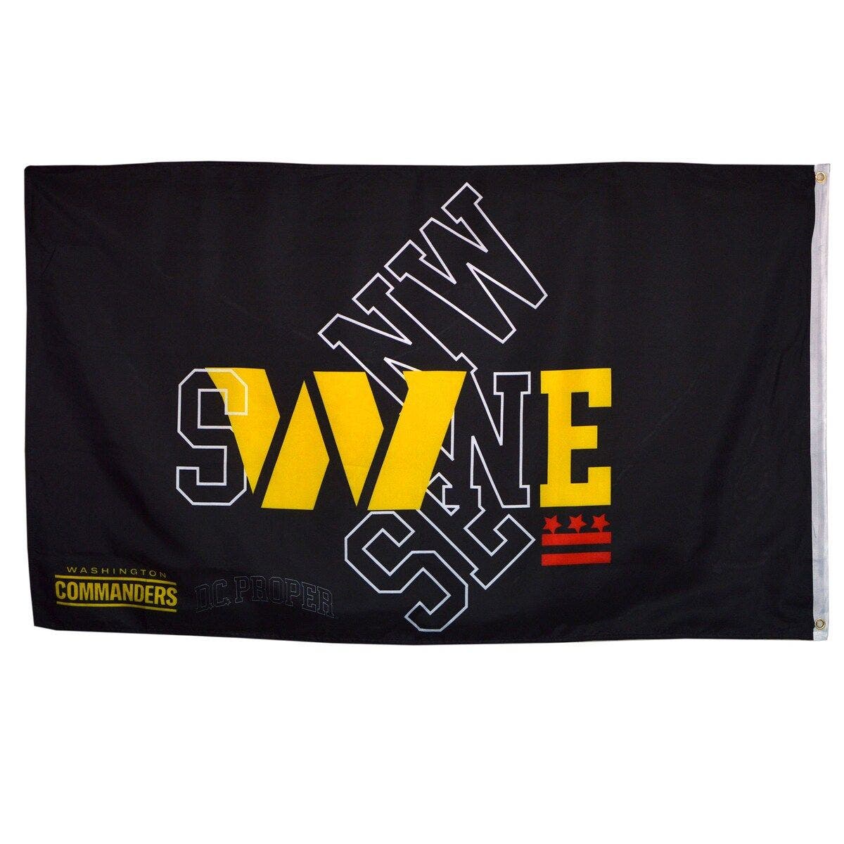 DC Proper Black Washington Commanders 3' x 5' Legacy Flag | Nordstrom