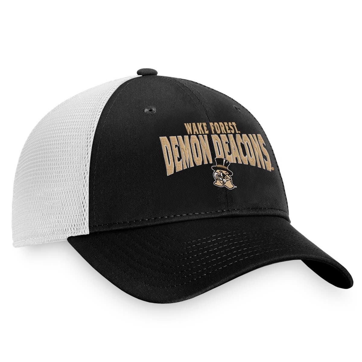 TOP OF THE WORLD Men's Top of the World Black/White Wake Forest Demon ...