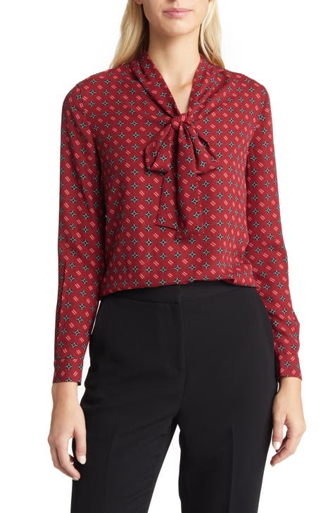 Women's Tie Neck Tops | Nordstrom