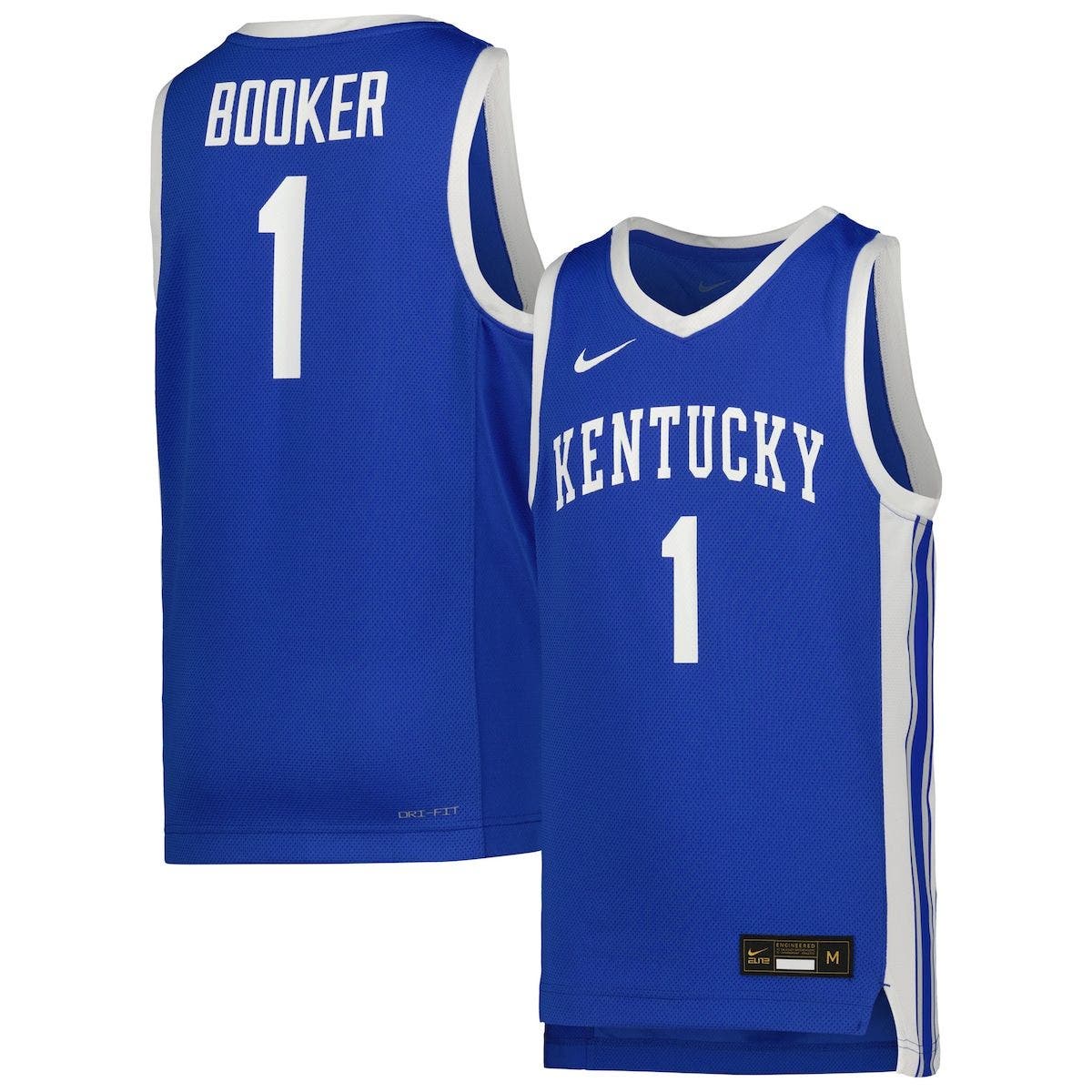 Nike Youth Nike #1 Royal Kentucky Wildcats Icon Replica Basketball ...