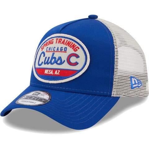 Men's New Era Blue Chicago Cubs 2023 Spring Training Patch A-Frame ...