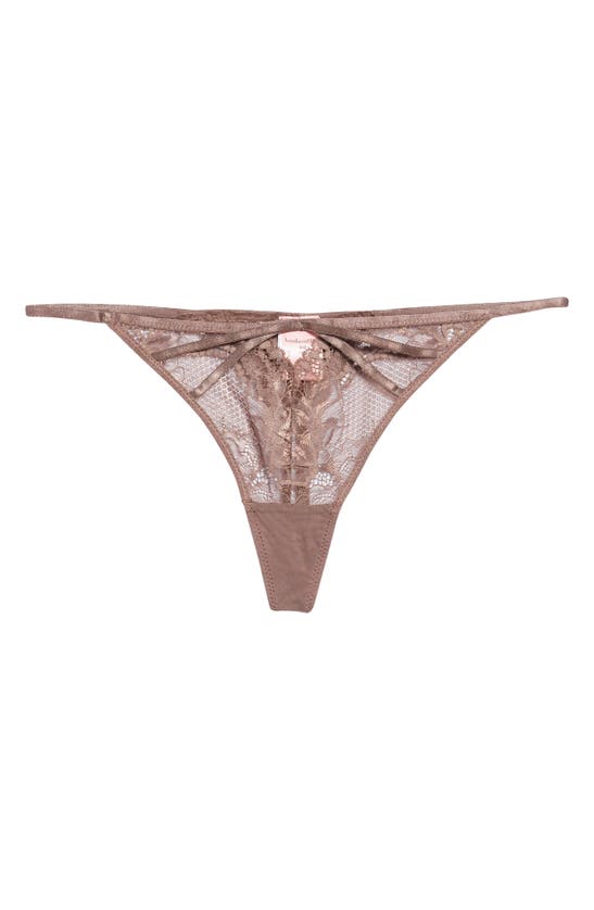 Hunkemoller Raquel High Cut G-string Thong In Peppercorn | ModeSens