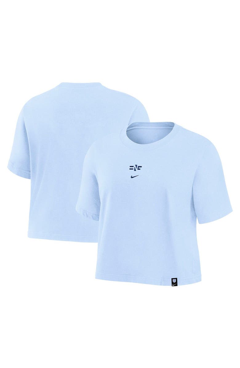 Nike Women's Nike Light Blue England Women's National Team Fearless Top ...