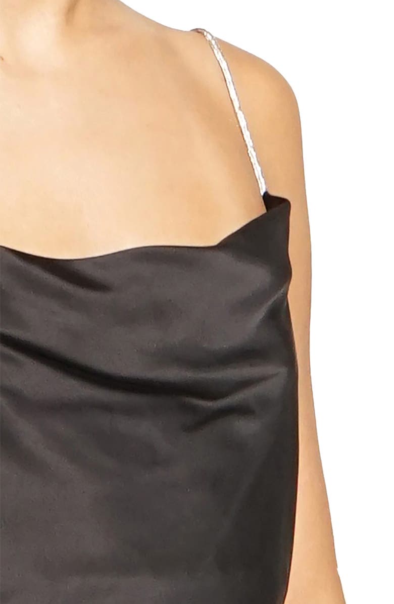 Know One Cares Jewel Strap Satin Midi Dress | Nordstromrack