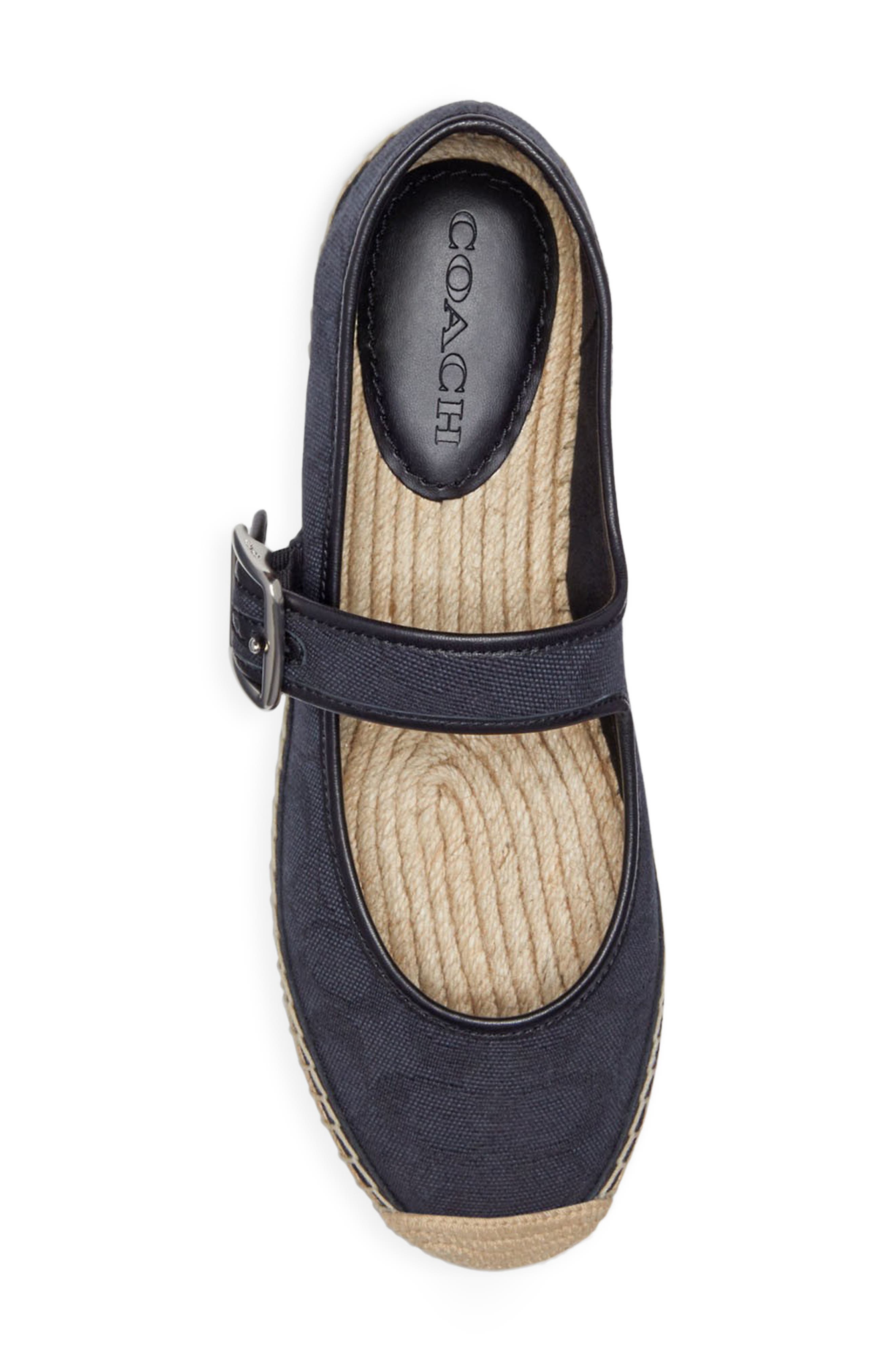 COACH Courtney Espadrille Mary Jane Flat (Women) | Nordstrom