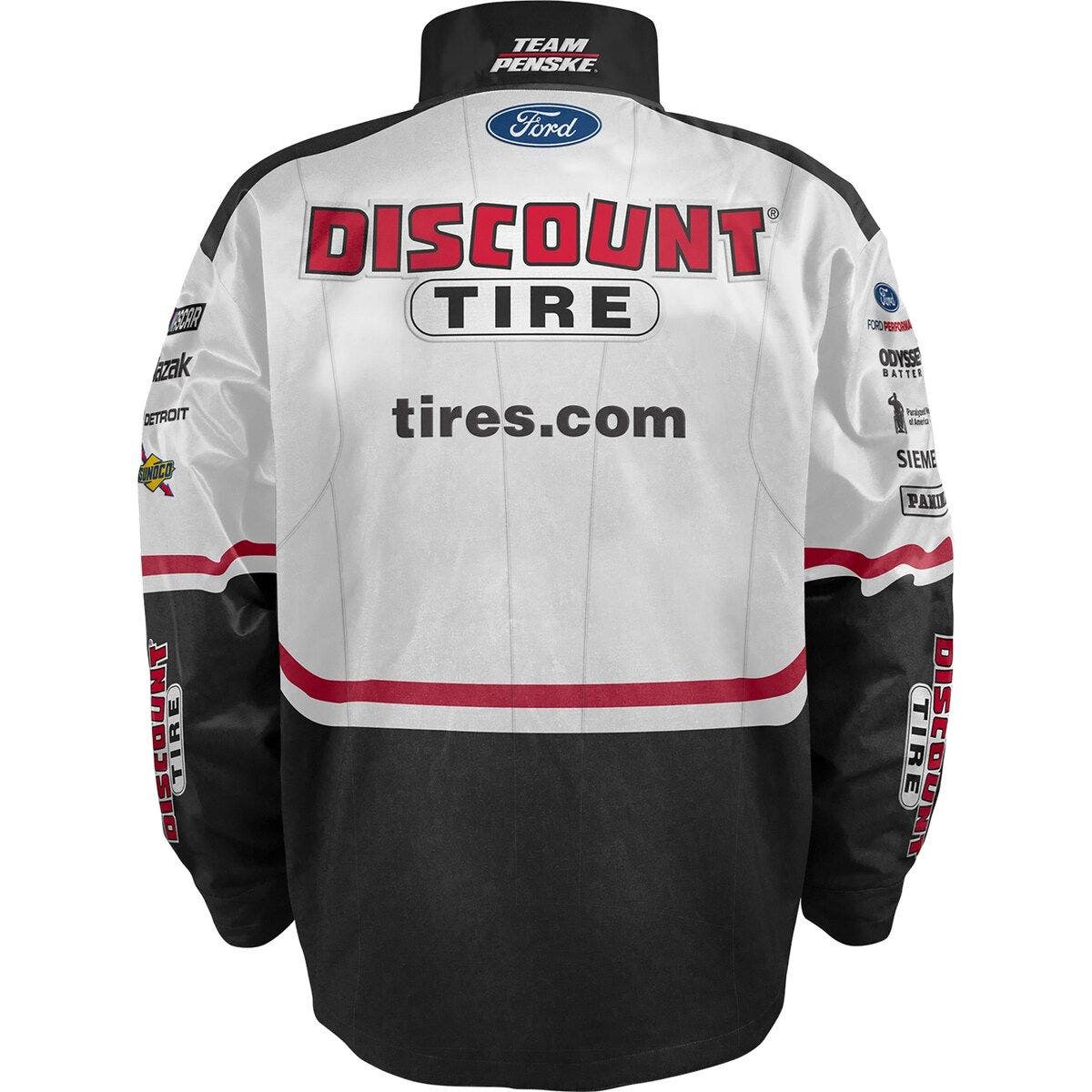 TEAM PENSKE Men's Team Penske White/Black Austin Cindric Discount Tire ...