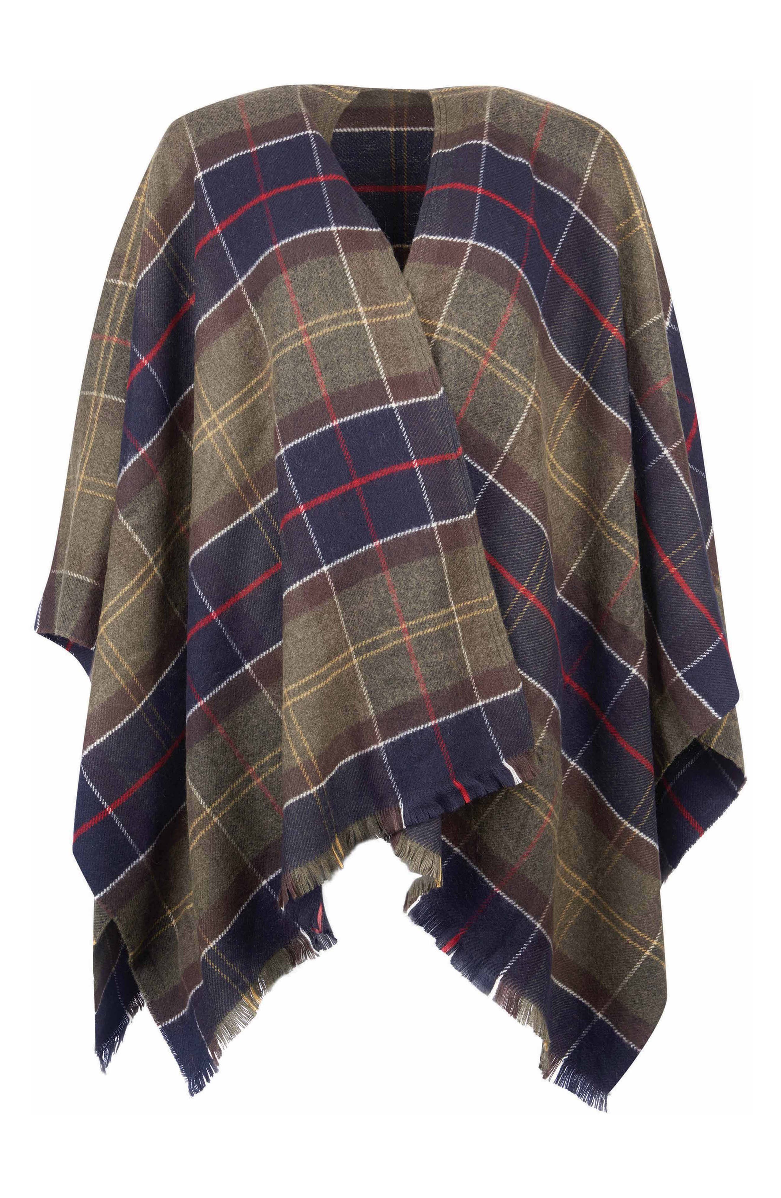 Barbour Staffin Tartan Poncho | Nordstrom