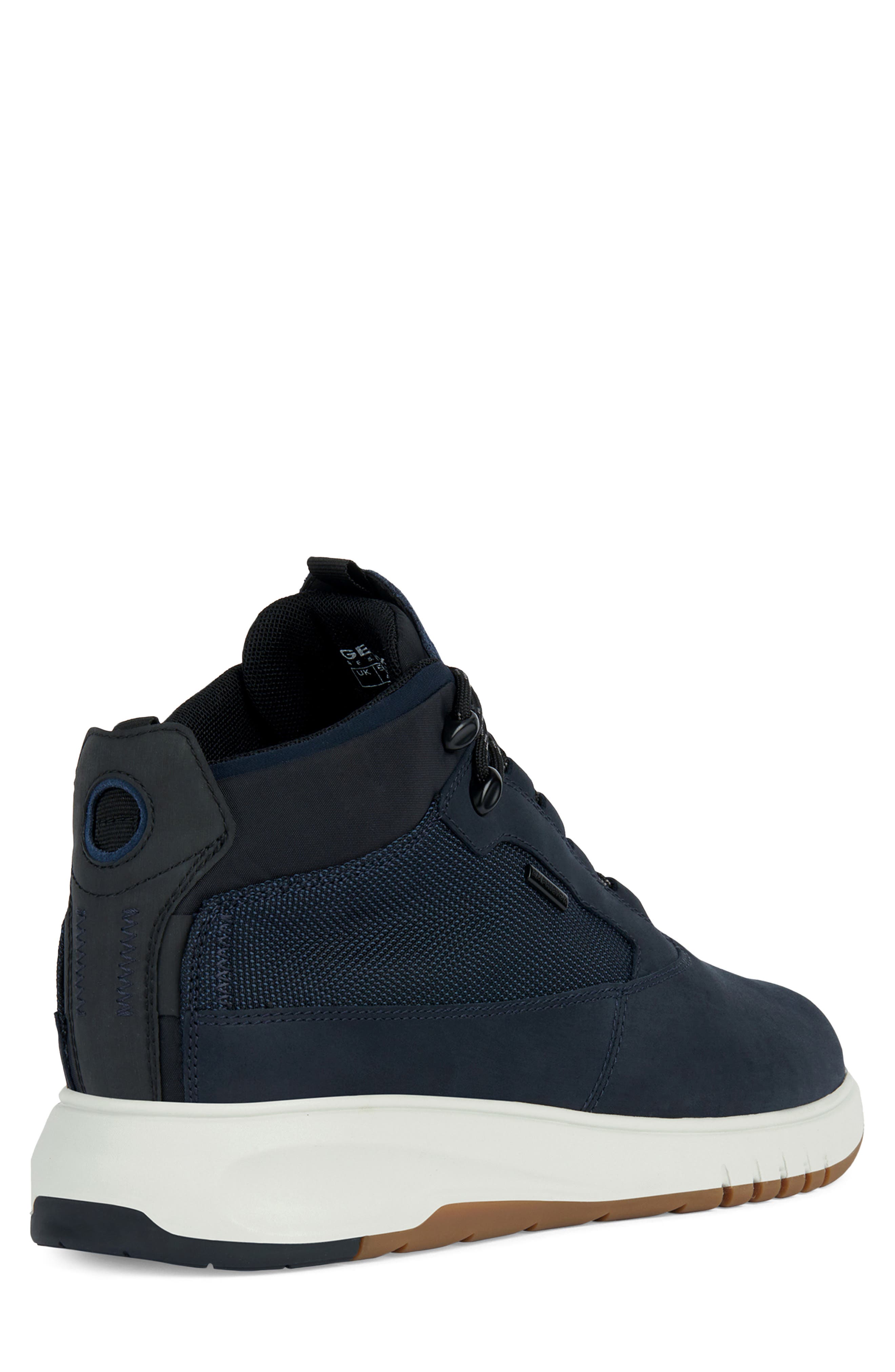 Geox Aerantis High Top Sneaker in Navy | Smart Closet