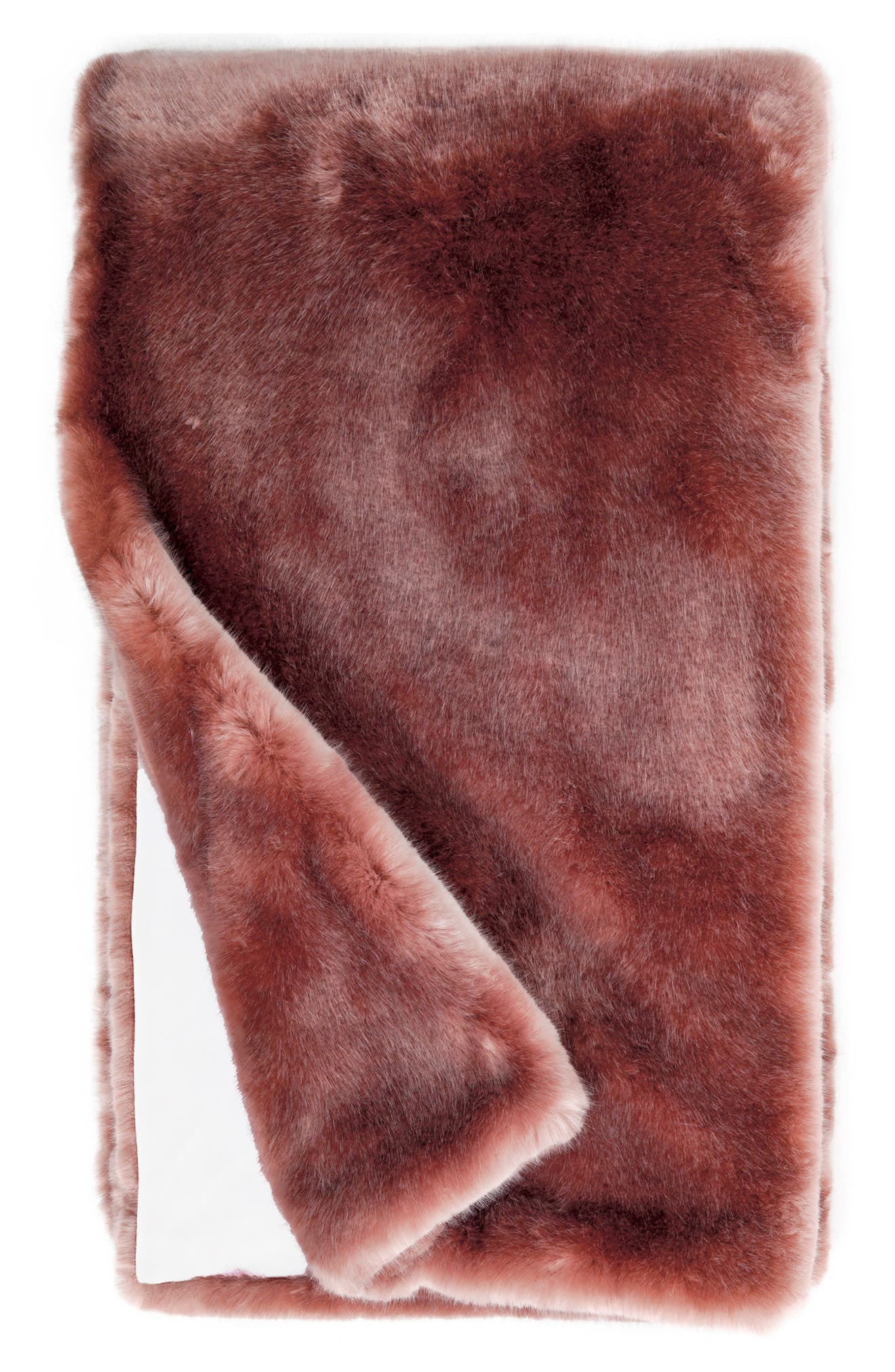Donna Salyers Fabulous-furs Couture Collection Throw Blanket In Rose ...