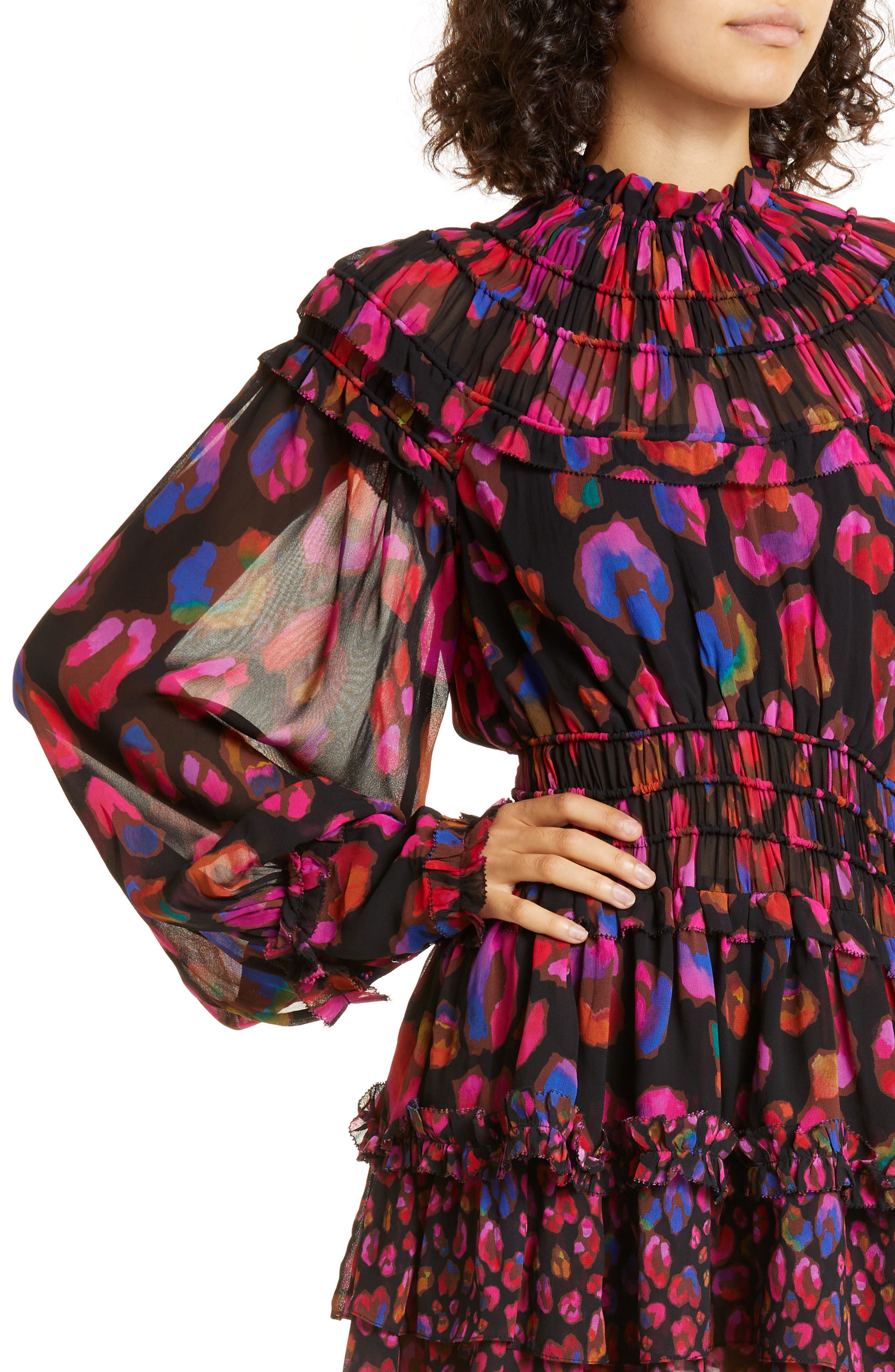 Farm Rio Iridescent Leopards short dress | Smart Closet