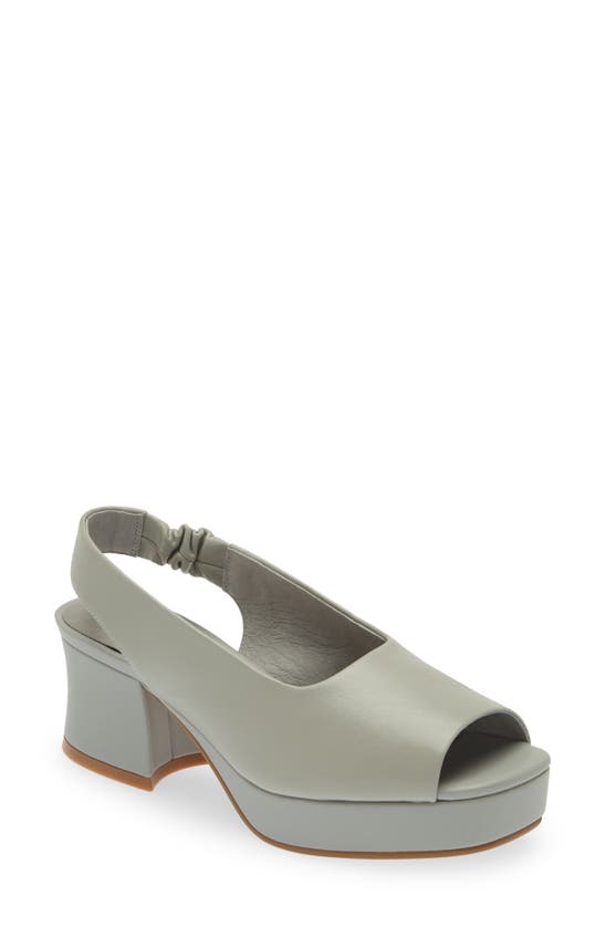 Jeffrey Campbell Extendo Platform Slingback Sandal In Grey | ModeSens