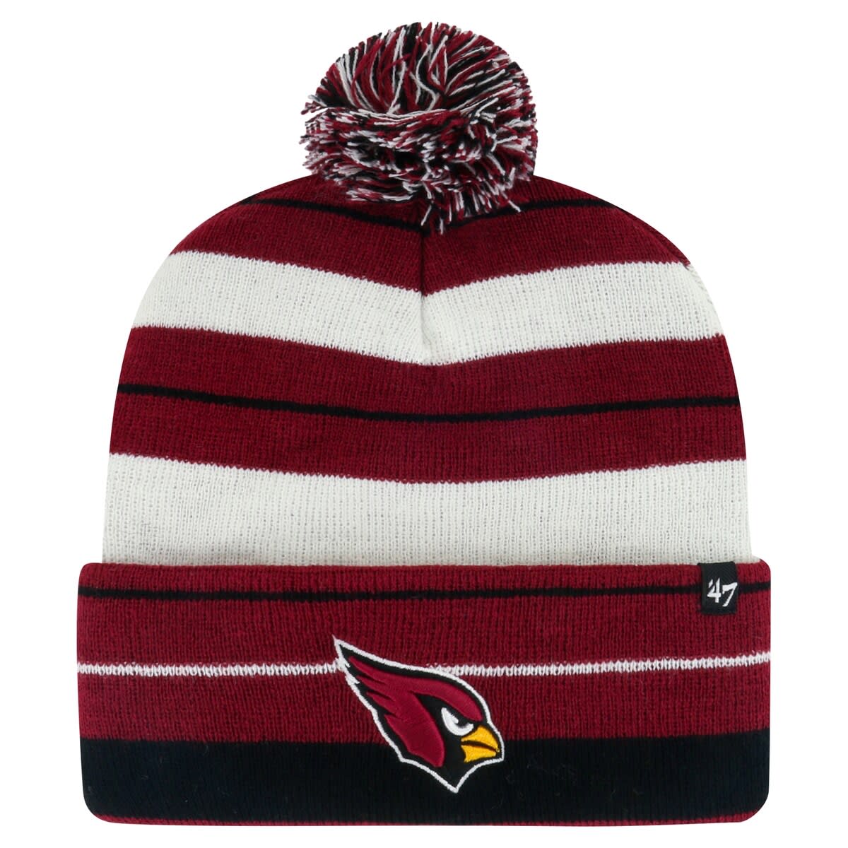 '47 Men's '47 Cardinal Arizona Cardinals Powerline Cuffed Knit Hat with ...
