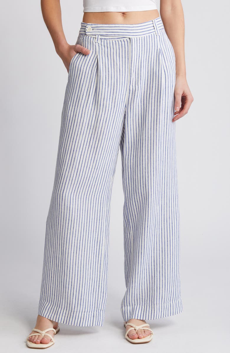 Madewell The Harlow Wide Leg Linen Pants | Nordstrom