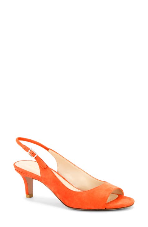 Women's Orange Slingback Sandals | Nordstrom